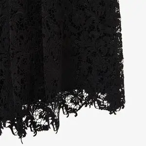 Fendi Macramé Lace Midi Skirt