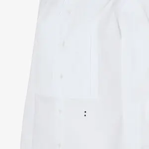 Fendi Cotton Poplin Shirt With Doppio Punto Embroidery