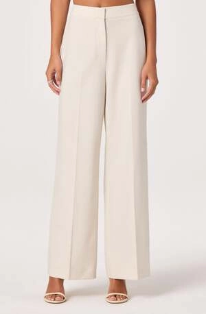 Astr The Label Cleone High-rise Straight Leg Trousers