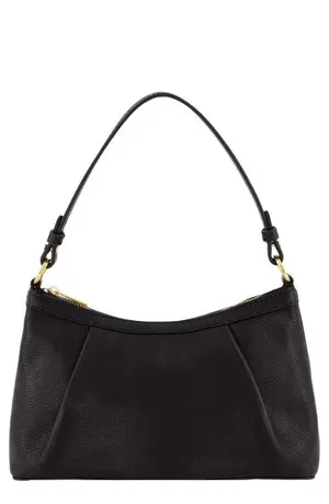 Vince Ava Pebbled Leather Convertible Crossbody Bag - Black