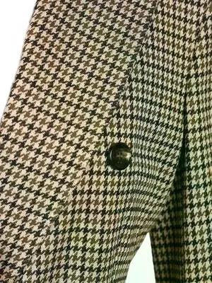 Max Mara Houndstooth-pattern Double-breasted Blazer