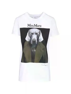 Max Mara William Wegman Dog-print T-shirt