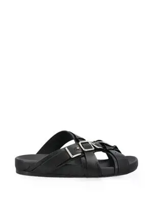 Loewe Buckle-fastening Leather Sandals