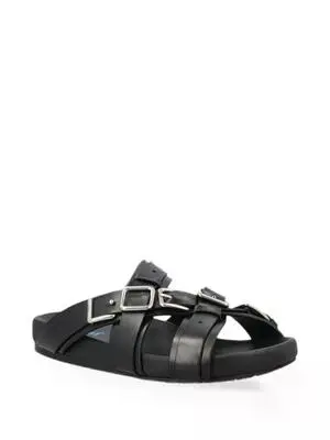Loewe Buckle-fastening Leather Sandals