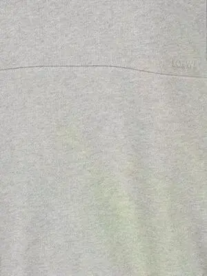 Loewe Drawstring Collar Logo Embroidered Sweater