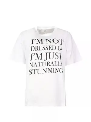 Elisabetta Franchi Slogan-print T-shirt