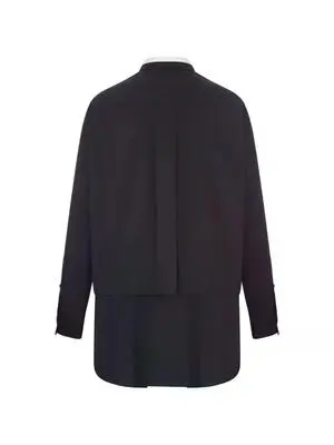 Sacai Mini Layered Pussy-bow Dress