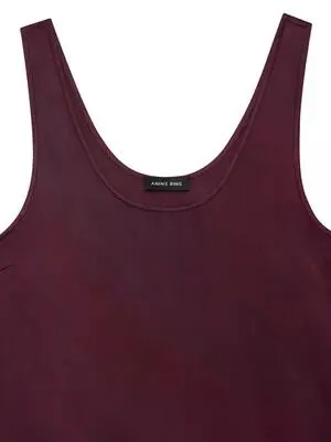ANINE BING Silk-blend Bias Cut Top