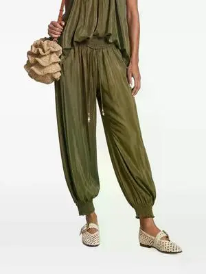 Zimmermann Smocked Drawstring Trousers