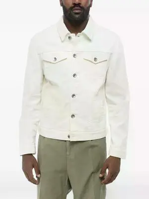 Brunello Cucinelli Long-sleeve Denim Jacket - White