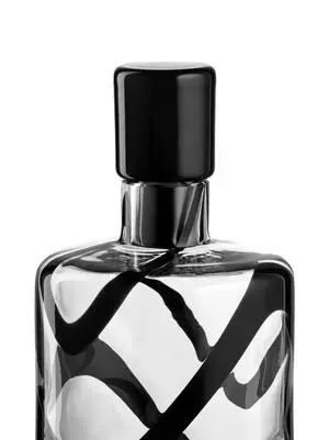 NASONMORETTI Cyrcus Swirl-pattern Decanter - Black