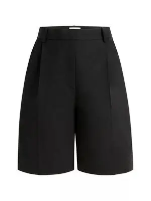 Khaite Auggie" Pleated Shorts - Black