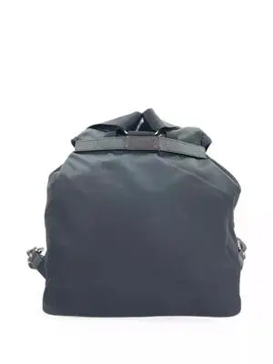 Prada 2010s Buckled Drawstring Backpack