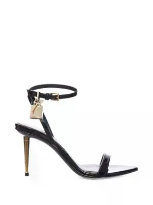 TOM FORD Padlock Stiletto-heel Sandals - Black