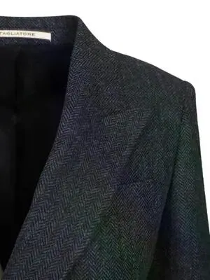 Tagliatore Paris Herringbone Double-breasted Jacket
