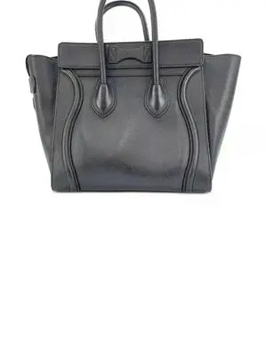 Celine Luggage Tote Bag - Black