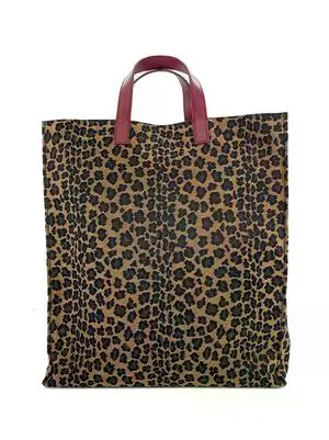 FENDI Fendi 2000s Leopard-Print Tote Bag
