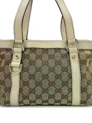 Gucci Gg Canvas Handbag - Neutrals