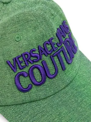 Versace Logo Embroidered Baseball Cap
