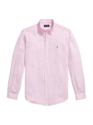 Ralph Lauren 100% Linen Classic Mini Shirt - Pink