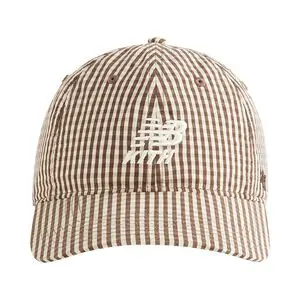 Kith X 47 For New Balance Classic Gingham Poplin Franchise Cap - Tan
