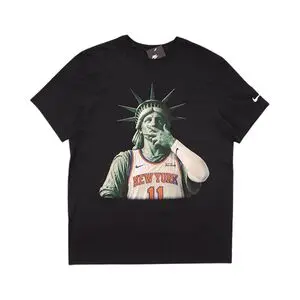 Nike Nyc Only Exclusive Statue Of Liberty Knicks Brunson T-shirt - Black