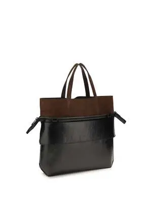 Loewe Small Switch Tote Bag In Calfskin