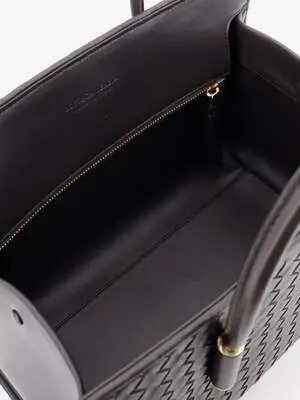 Bottega Veneta Barbara Intrecciato Leather Handbag