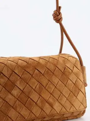 Bottega Veneta Notturno Suede Pouch