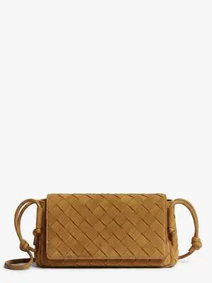 Bottega Veneta BOTTEGA VENETA Notturno Suede Pouch Multicolor