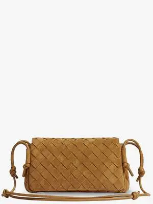 Bottega Veneta Notturno Suede Pouch - Multicolor