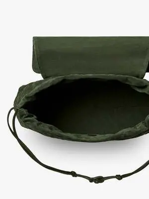 Bottega Veneta Suede Intrecciato Shoulder Bag - Multicolor