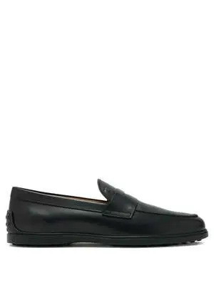 TOD'S Leather Loafers - Black