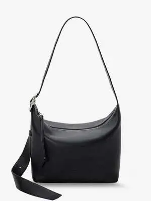 Loewe Loop Leather Crossbody Bag - Black