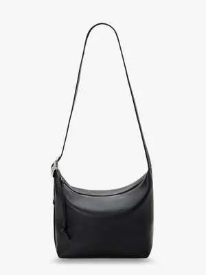 Loewe Loop Leather Crossbody Bag - Black