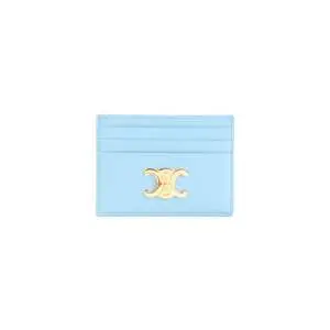 Celine Triomphe Card Holder - Blue
