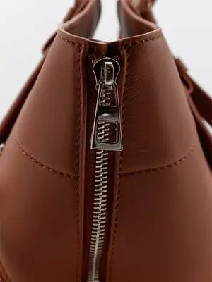 Loewe Hammock Flip Leather Handbag With Front Lettering Logo