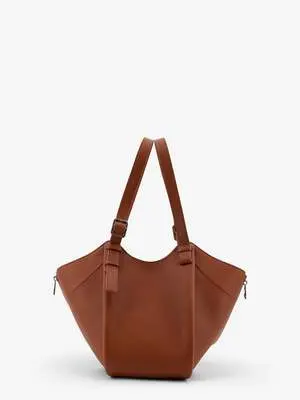 Loewe Hammock Flip Leather Handbag With Lettering Logo - Multicolor