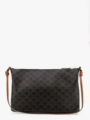 Celine Duo Triomphe Canvas Shoulder Bag - Multicolor