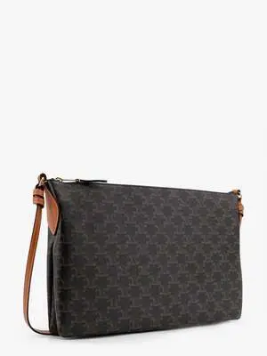 Celine Duo Triomphe Canvas Shoulder Bag - Multicolor