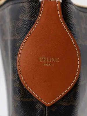Celine Duo Triomphe Canvas Shoulder Bag - Multicolor