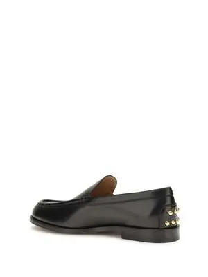 TOD'S Gommino Leather Loafers - Black