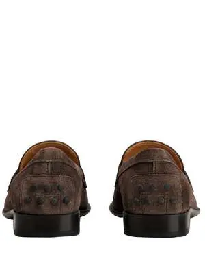 TOD'S Gomma 19m Trav.lettering Loafers