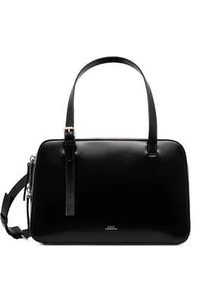A.p.c. Sac Virginie Box Leather Bag