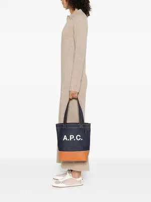 A.p.c. Axel Small Tote Bag - Brown