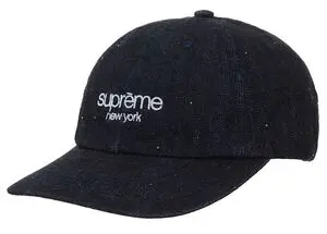 Supreme Sequin Denim Classic Logo 6panel