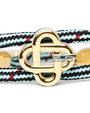 Casablanca Hiking Cord Bracelet With Interlocking Cc Insignia