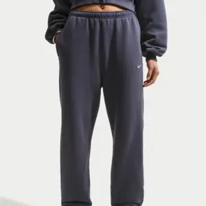 Nike Studio Fleece Medium Weight High-rise Oversized Cuffed Pants - Grey