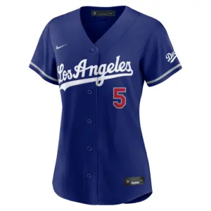 Nike Freddie Freeman Los Angeles Dodgers Mlb Stadium Jersey - Blue