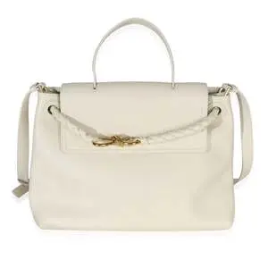 Bottega Veneta Cream Silky Calfskin Ciao Bag - Neutral